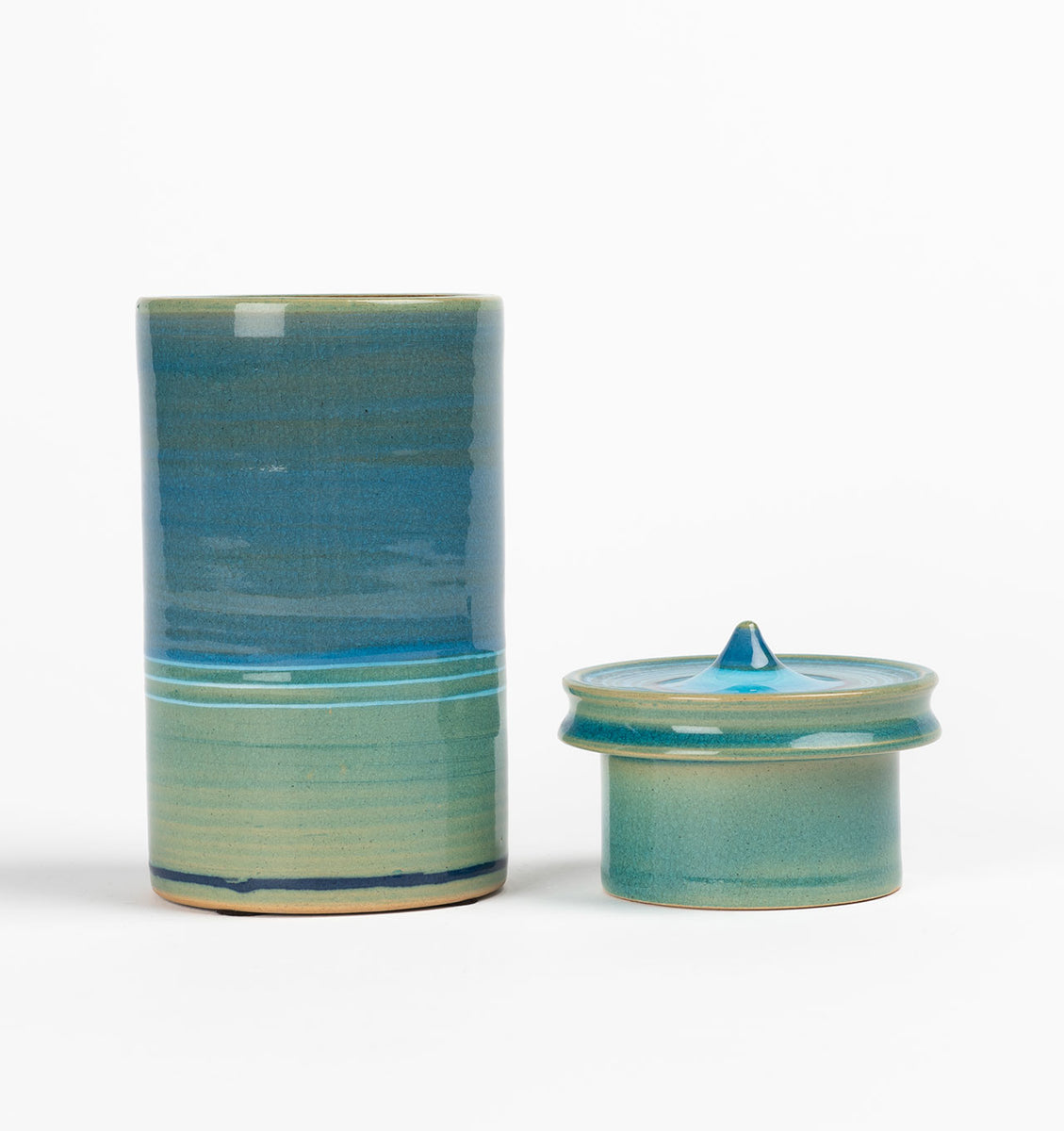 Turquoise Vessel Duo – The Makers Guild